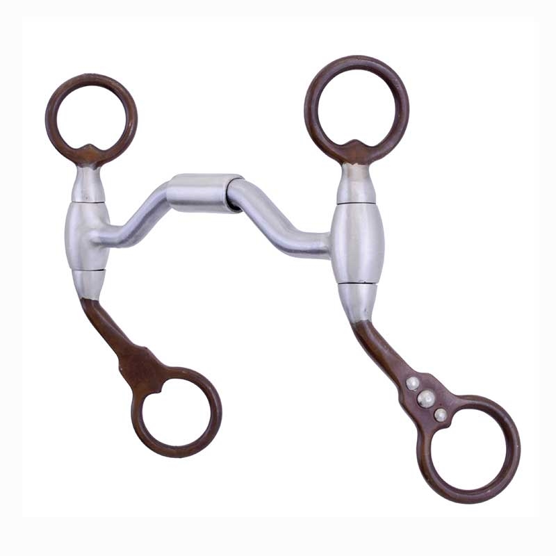 Western Outfitter – FG Antique Low Port Hinged Futurity Pony Bit