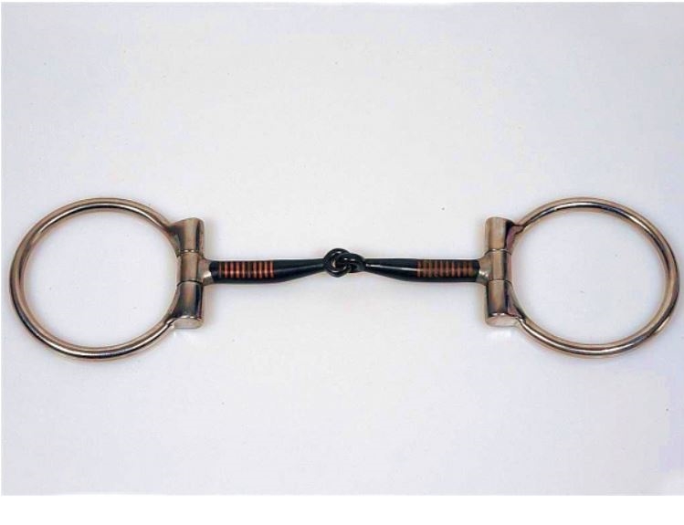 Western Outfitter – Western D-Ring Snaffle Bit w/ Sweet Iron Mouth Piece